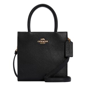 coach mini cally crossbody, black