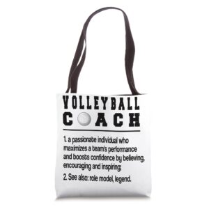 volleyball coach definition volleyball coaching tote bag