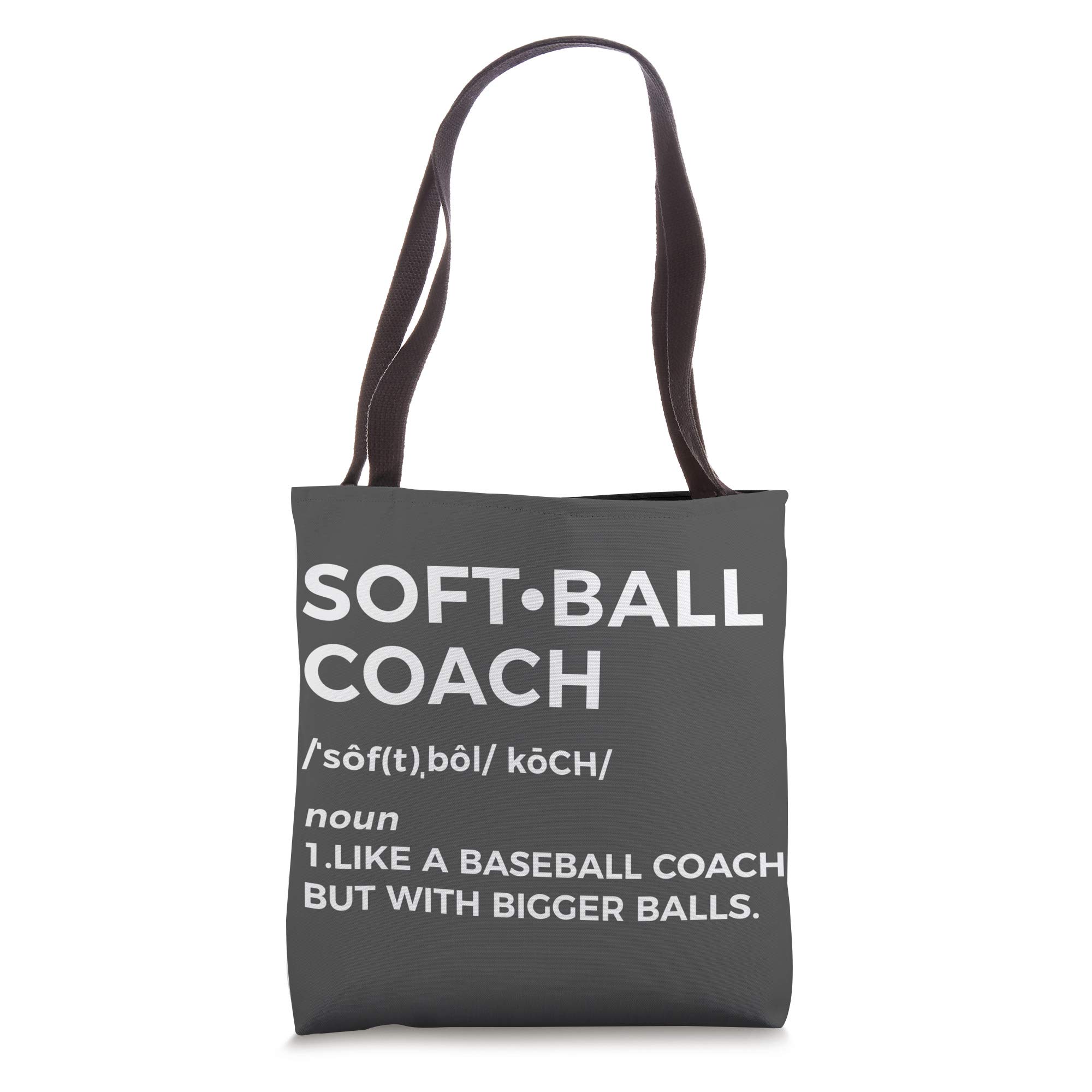 Softball Coach Definition Gift - Funny Softball Coach Gift Tote Bag