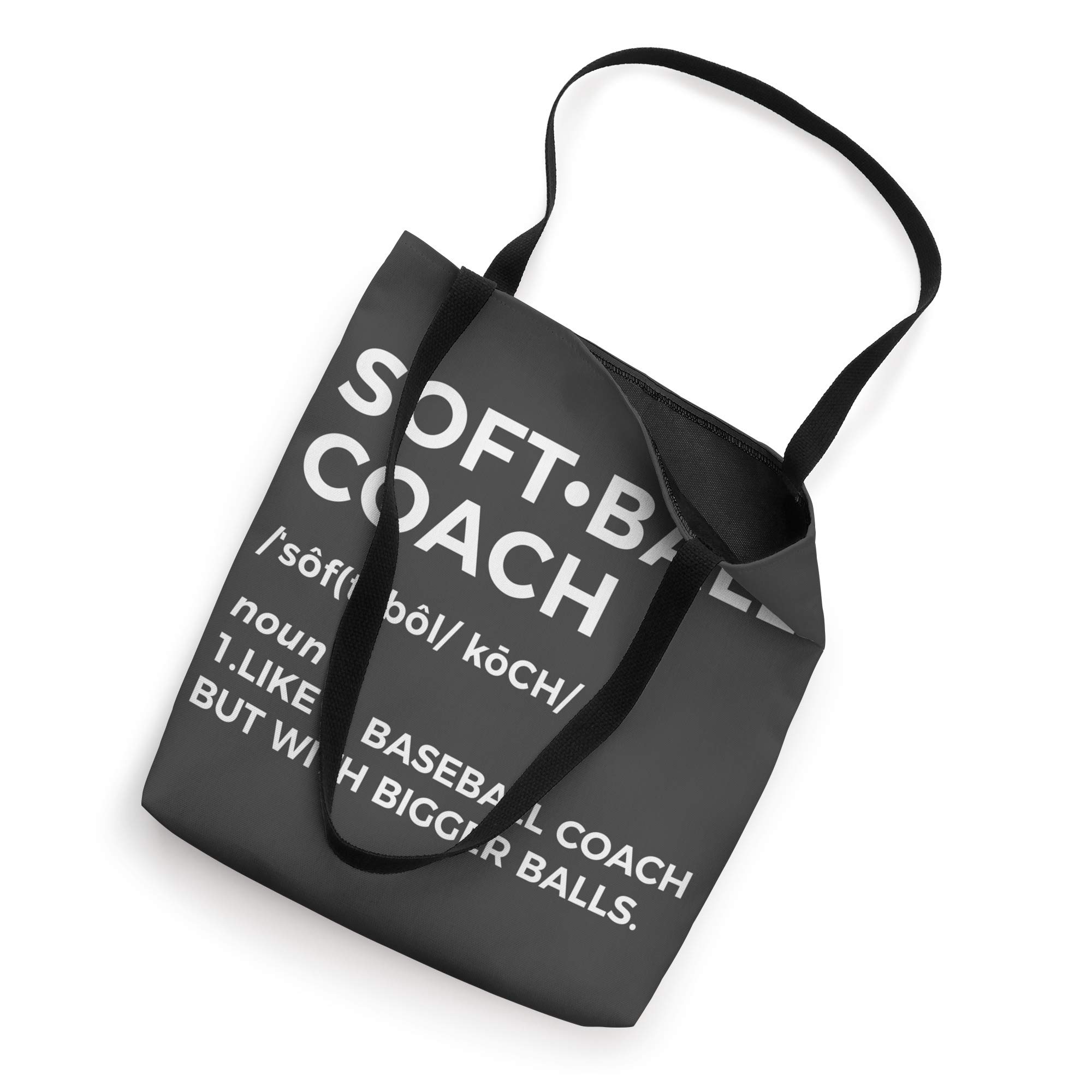 Softball Coach Definition Gift - Funny Softball Coach Gift Tote Bag