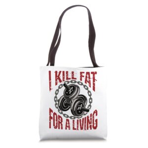 fitness for certified personal trainer health coach tote bag