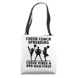 cheerleading coach cheer coach cheerleader cheer training tote bag