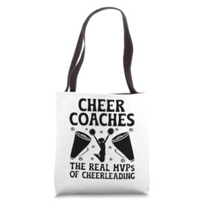 cheerleading coach cheer coach cheerleader cheer training tote bag