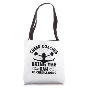 cheerleading coach cheer coach cheerleader cheer training tote bag