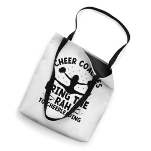 Cheerleading Coach Cheer Coach Cheerleader Cheer Training Tote Bag