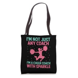 cheerleading coach cheer coach cheerleader cheer training tote bag