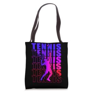 clothing outfit for tennis players, coaches fans tennis tote bag