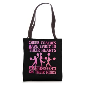 cheerleading coach cheer coach cheerleader cheer training tote bag