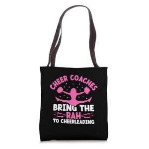 cheerleading coach cheer coach cheerleader cheer training tote bag