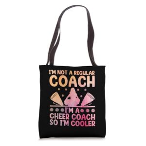 cheerleading coach cheer coach cheerleader cheer training tote bag