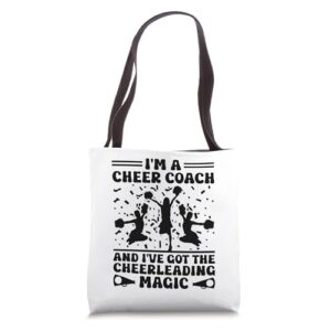 cheerleading coach cheer coach cheerleader cheer training tote bag