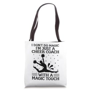 cheerleading coach cheer coach cheerleader cheer training tote bag