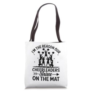 cheerleading coach cheer coach cheerleader cheer training tote bag