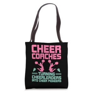 cheerleading coach cheer coach cheerleader cheer training tote bag