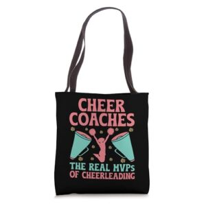 cheerleading coach cheer coach cheerleader cheer training tote bag