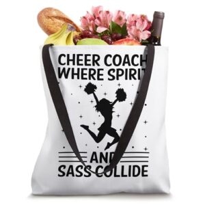 Cheerleading Coach Cheer Coach Cheerleader Cheer Training Tote Bag