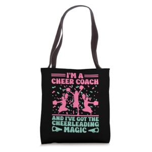 cheerleading coach cheer coach cheerleader cheer training tote bag