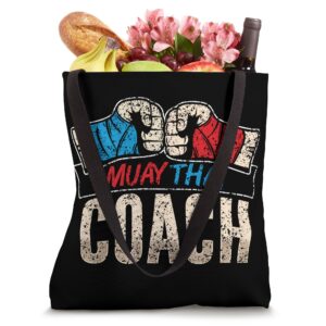 Muay Thai Coach Boxing Hobby Martial Arts Fighter Tote Bag