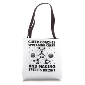 cheerleading coach cheer coach cheerleader cheer training tote bag