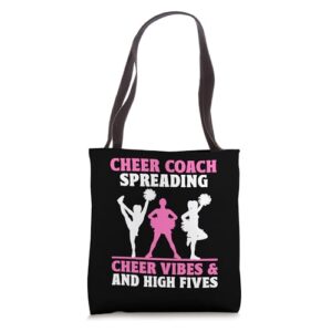 cheerleading coach cheer coach cheerleader cheer training tote bag