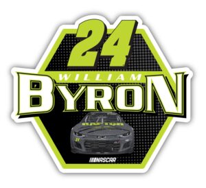 nascar #24 william byron 4-inch vinyl decal sticker