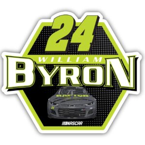 Nascar #24 William Byron 4-Inch Vinyl Decal Sticker