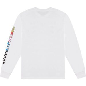 NASCAR Vintage Daytona 500 Shirt Racing Mens Graphic Long Sleeve T-Shirt (White, Small)