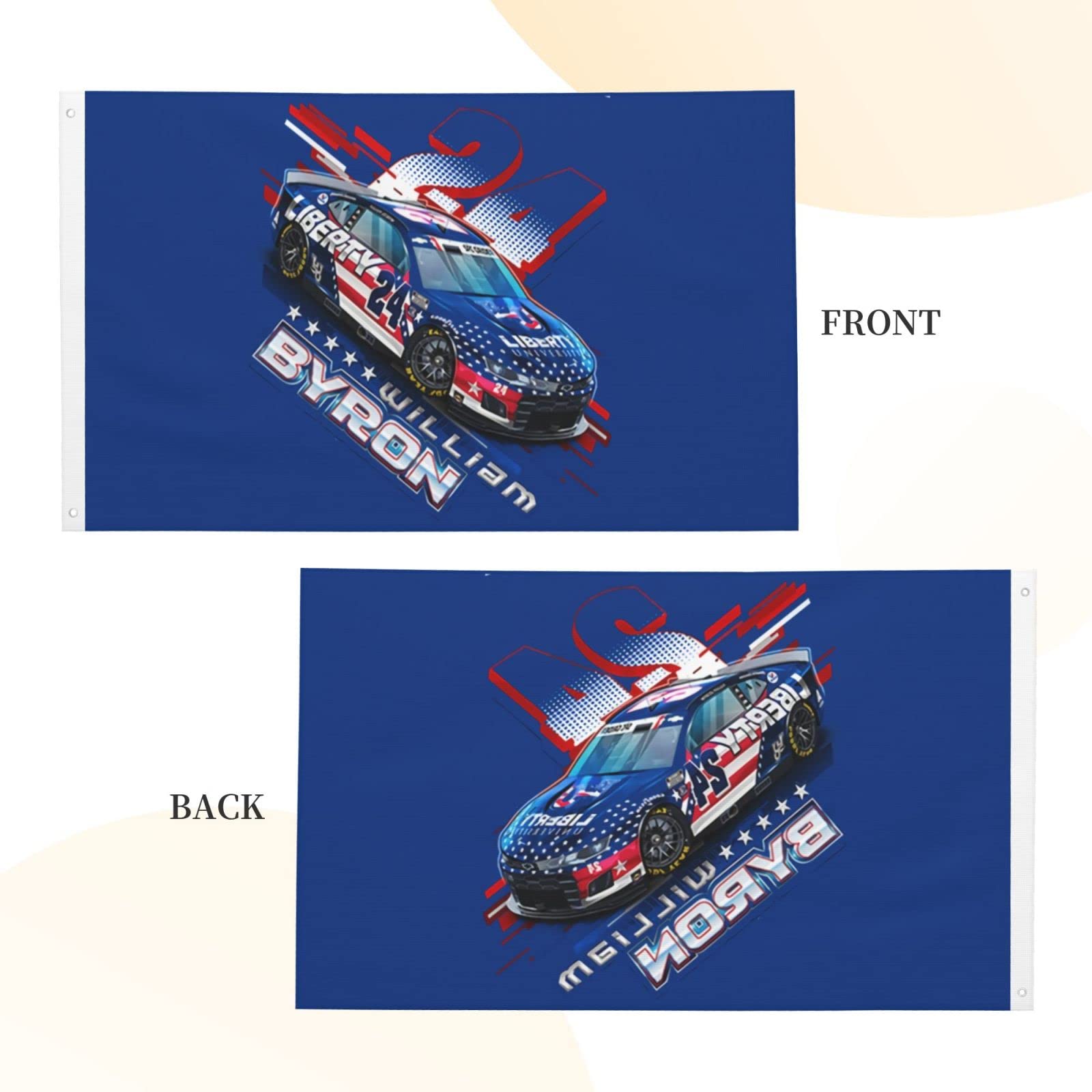 William Byron 24 3x5 Ft Flag Double-Sided Printing Banner Indoor Outdoor Decorative Flags Metal Grommets Durable