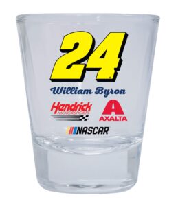 officially licensed nascar william byron #24 shot glass round new for 2020