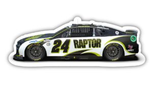 #24 william byron car 4-inch laser cut vinyl decal sticker