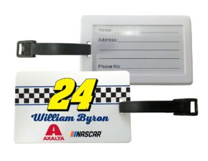 r & r imports lts-n-wb20 william byron no.20 luggage tag - pack of 2