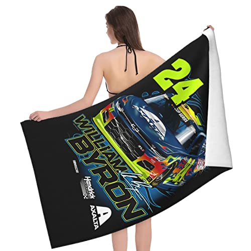 ASFRSH William Byron 24 Large Bath Towel Absorbent Quick Dry Beach Shawl Towels Blanket Pool Swim Bathroom Home Unisex 52x32 in