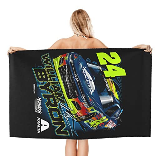 ASFRSH William Byron 24 Large Bath Towel Absorbent Quick Dry Beach Shawl Towels Blanket Pool Swim Bathroom Home Unisex 52x32 in