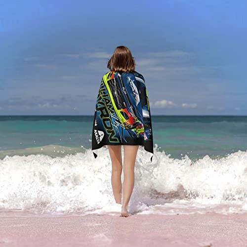 ASFRSH William Byron 24 Large Bath Towel Absorbent Quick Dry Beach Shawl Towels Blanket Pool Swim Bathroom Home Unisex 52x32 in