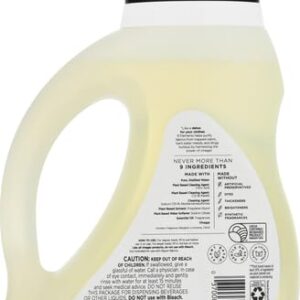 9 Elements Liquid Laundry Detergent, Lemon Scent, 46 Oz, 46 Fl Oz