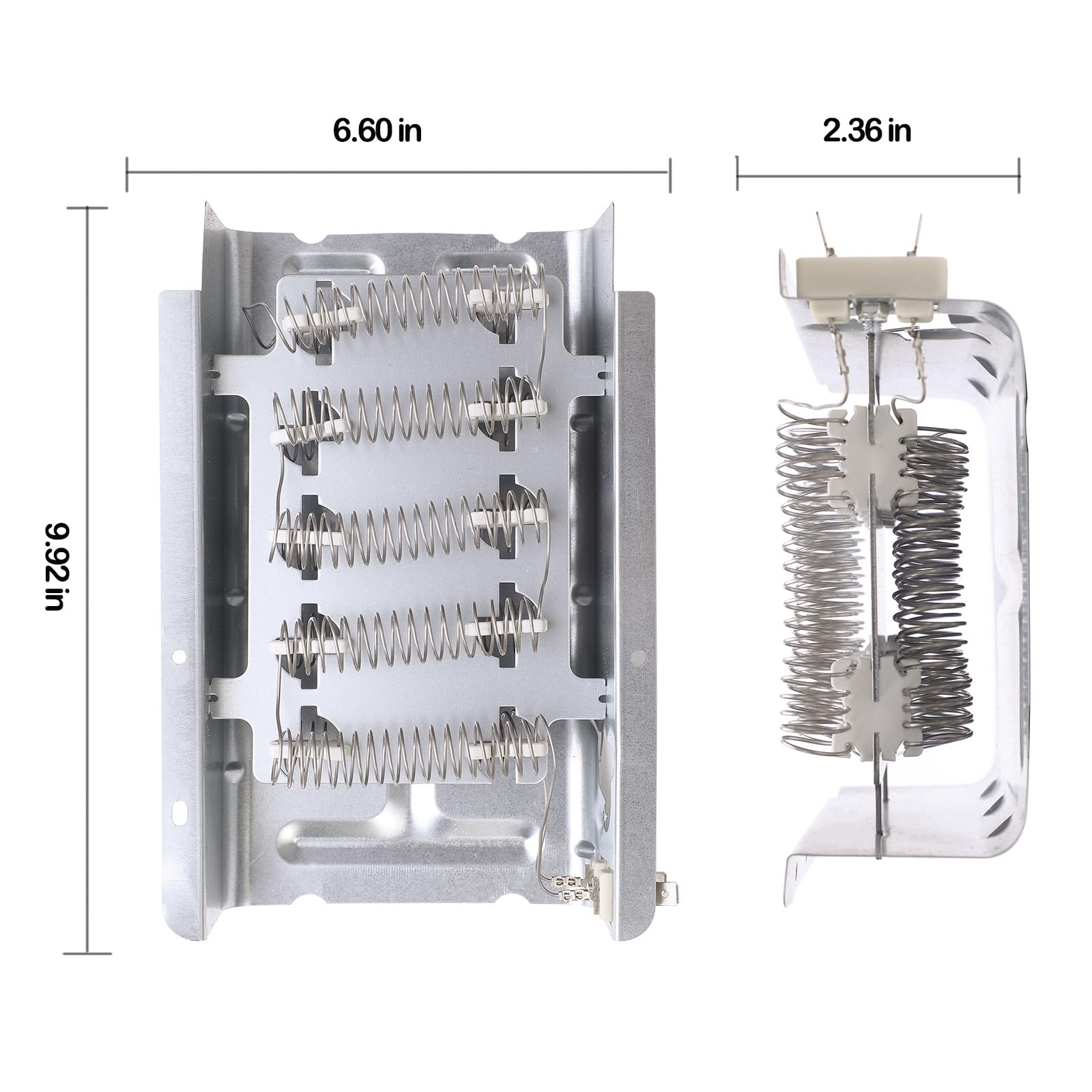 Dryer Heating Element for May-tag MEDC465HW0 MEDX655DW MEDC200XW MEDC215EW MEDC300BW0 MEDC400VW0, Ro-per RED4516FW0 RED4440VQ1 RED4640YQ0 RED4640YQ1,EED4400WQ0 E-state Replacement kits.