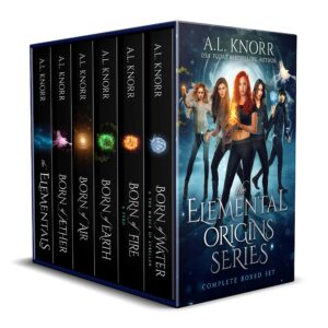 elemental origins: the complete series bundle: (water, fire, earth, air, aether, ensemble novel) (the elemental origins series)