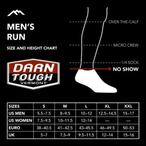 Darn Tough Men's Element No Show Lightweight with Cushion Sock (Style 1116) - White, Medium