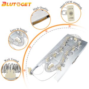 3387747 W11344457 Dryer Heating Element by Blutoget - Fit for Whirlpool Amana Ken-more Kitchen-Aid Dryer - Replaces PS11741416 WP3387747 W11045584 AP6008281 AP2947033 PS344597 MEDC700VW0 GEW9200lW1