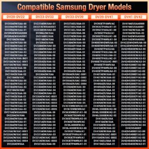 【Upgraded】Heating Element for Samsung Dryer, Dryer Heating Element DC47-00019A for Samsung dv42h5000ew/a3 dv45h7000ew/a2 Dryer Parts, Including DC96-00887A, DC47-00016A, DC47-00018A and DC32-00007A