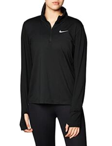 nike element women's 1/2-zip running top cu3220-010 size xs