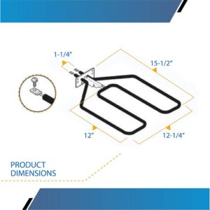 3000w Broil Element for GE Replaces AP2031008 PS249386 WB44X134