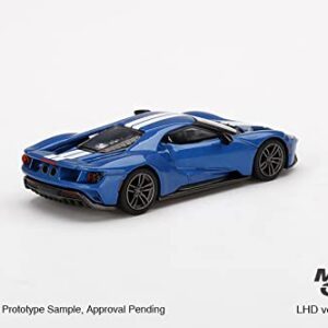 Mini GT 1:64 Ford GT (Liquid Blue) #249 - MIJO Exclusive USA Limited