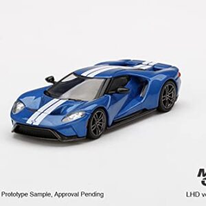 Mini GT 1:64 Ford GT (Liquid Blue) #249 - MIJO Exclusive USA Limited