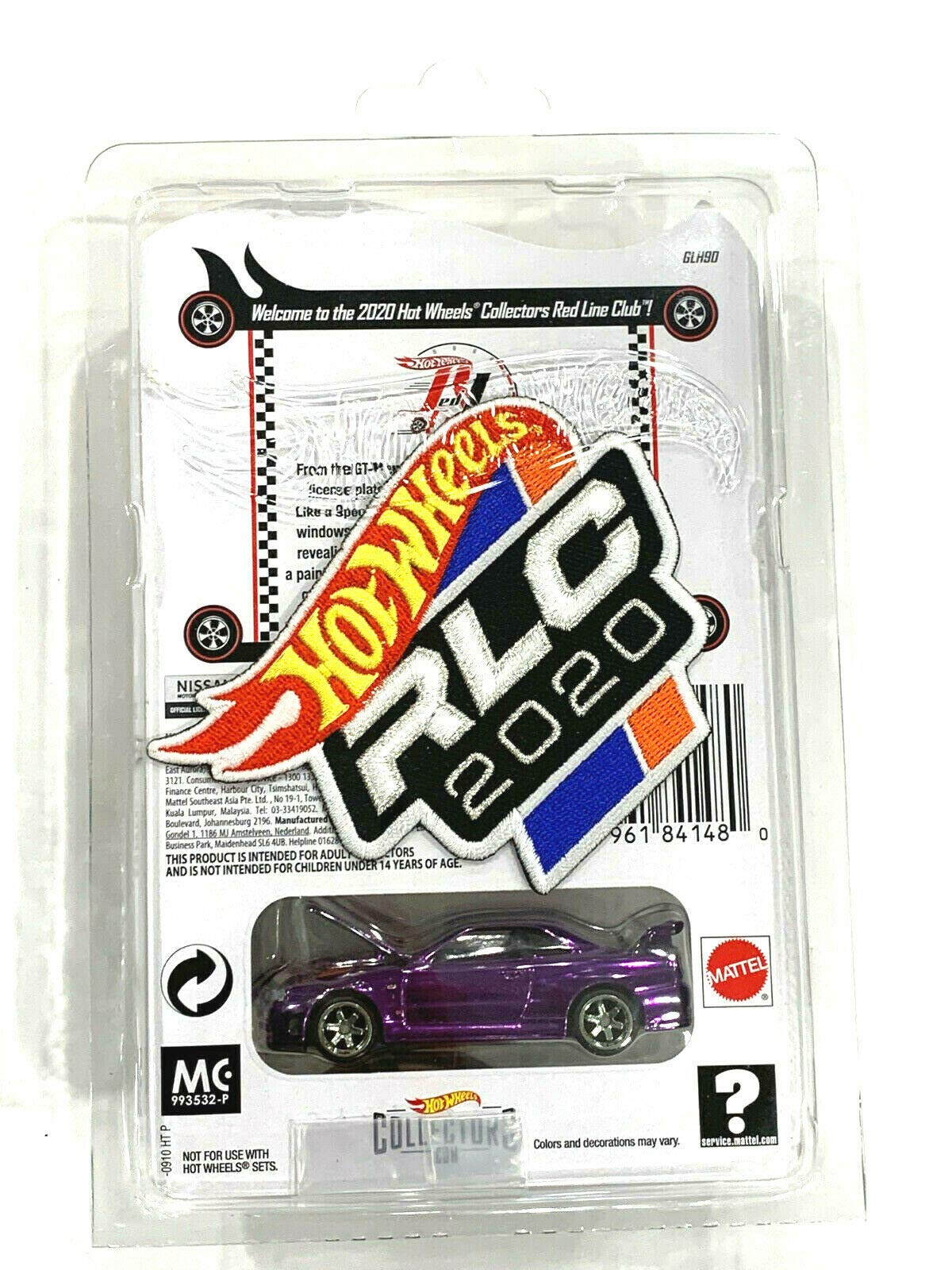 DieCast Hotwheels 2020 RLC Exclusive Skyline GT-R (BNR34) Purple