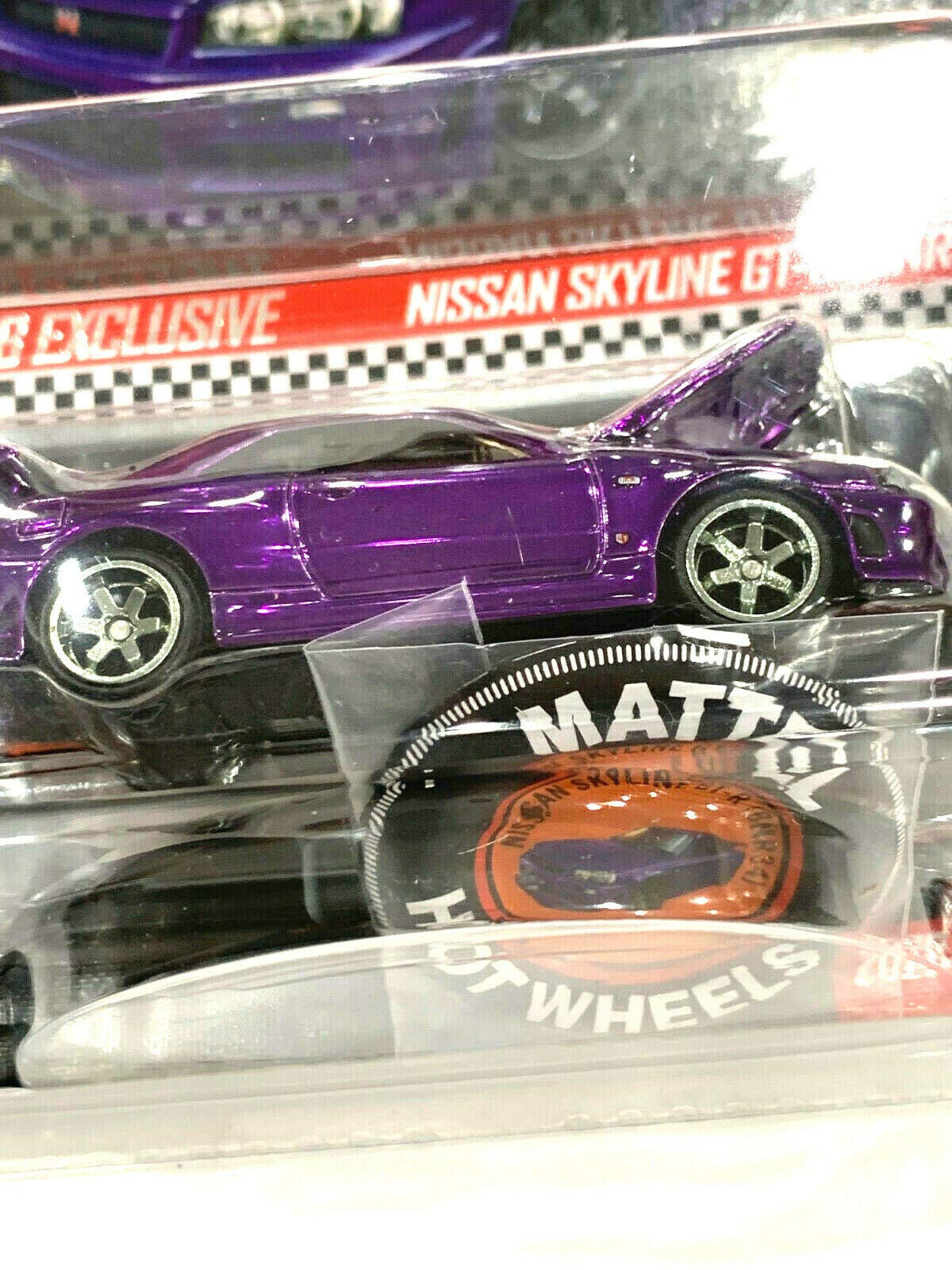 DieCast Hotwheels 2020 RLC Exclusive Skyline GT-R (BNR34) Purple