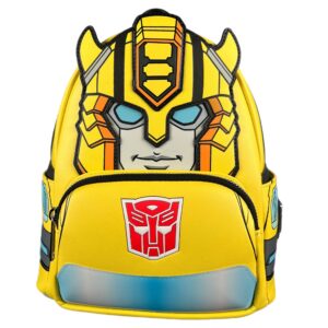 loungefly gt exclusive transformers bumblebee mini backpack