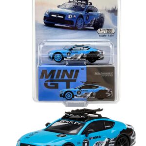 Mini GT 1:64 Bentley Continental GT (Blue) 2020 GP Ice Race #247