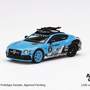 Mini GT 1:64 Bentley Continental GT (Blue) 2020 GP Ice Race #247