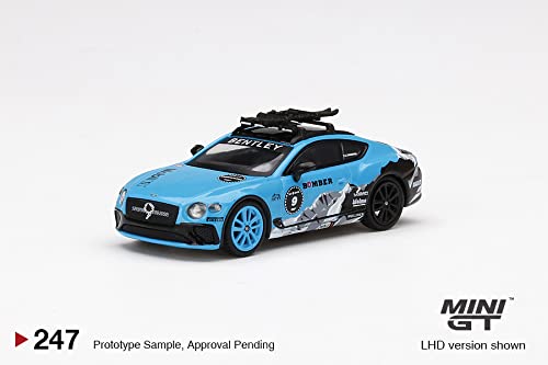 Mini GT 1:64 Bentley Continental GT (Blue) 2020 GP Ice Race #247